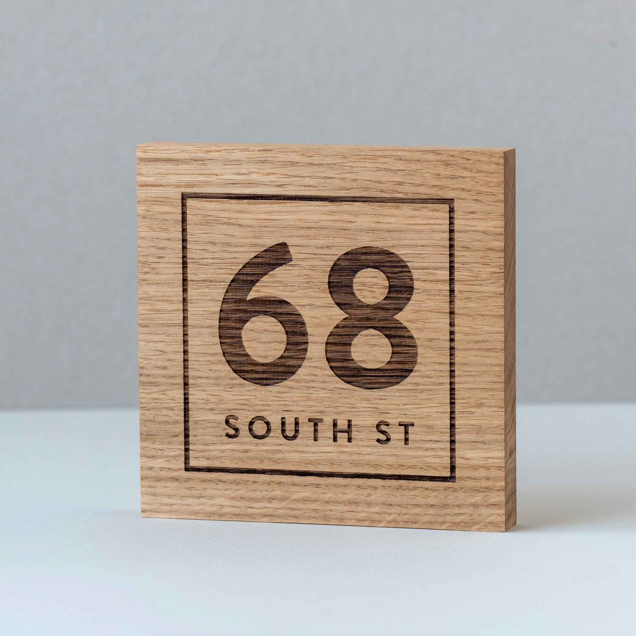 Wooden House Number Signs – Timbersmiths
